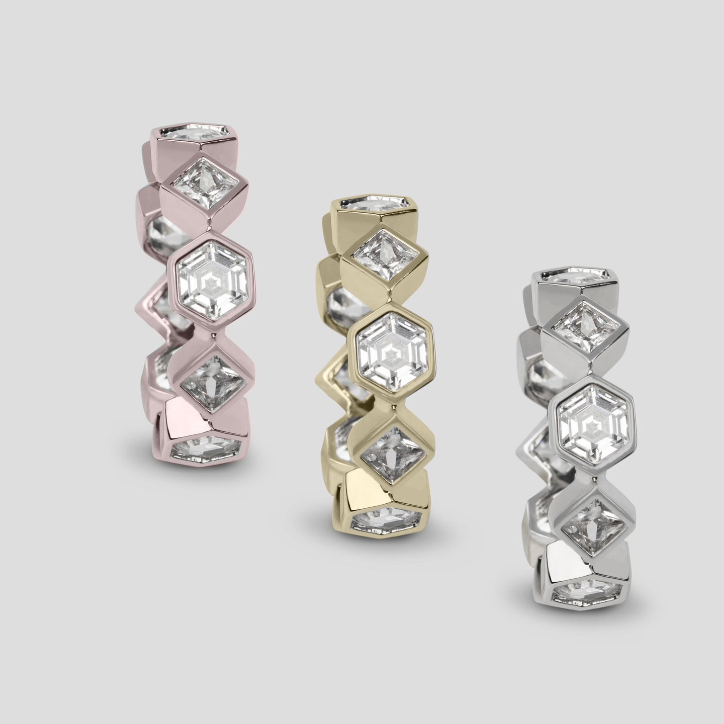 Milou Bezel Set Tennis Necklace – Bonheur.