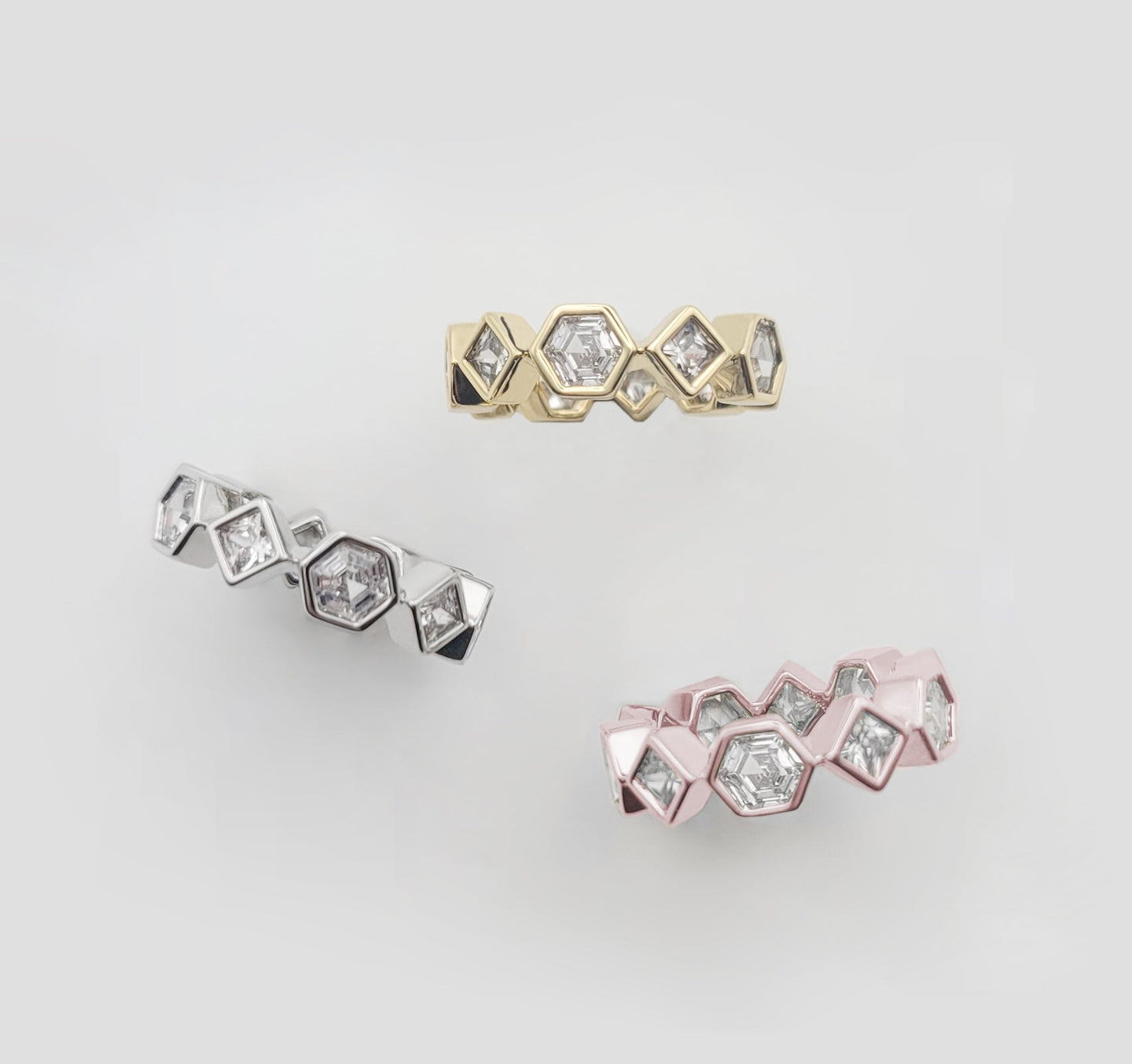 Milou Bezel Set Tennis Necklace – Bonheur.