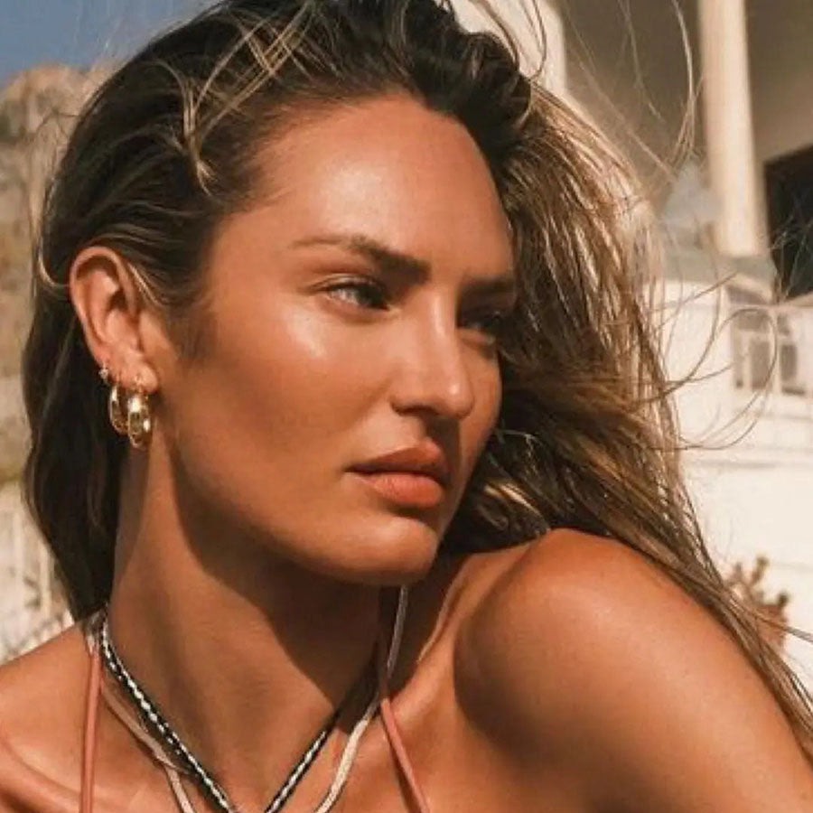 Daphné Extra Large Puffy Hoops I Bonheur Jewelry – Bonheur.